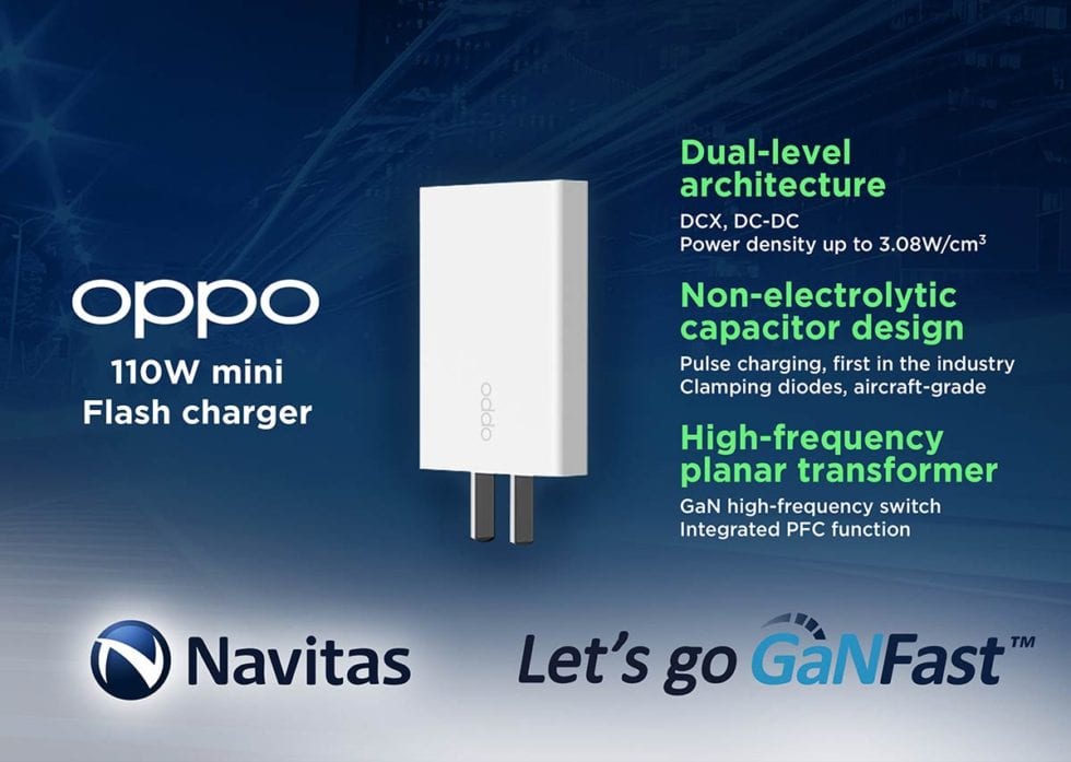 Silicon Chips Are History: Navitas Gallium Nitride Shrinks OPPO’s Fast ...