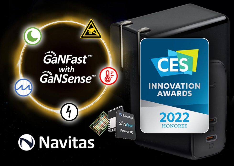 Navitas Semiconductor Honored at CES 2022 Innovation Awards | Navitas