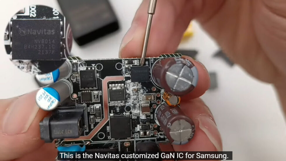 ChargerLab: Teardown of New Samsung 45W GaN Charger - Navitas